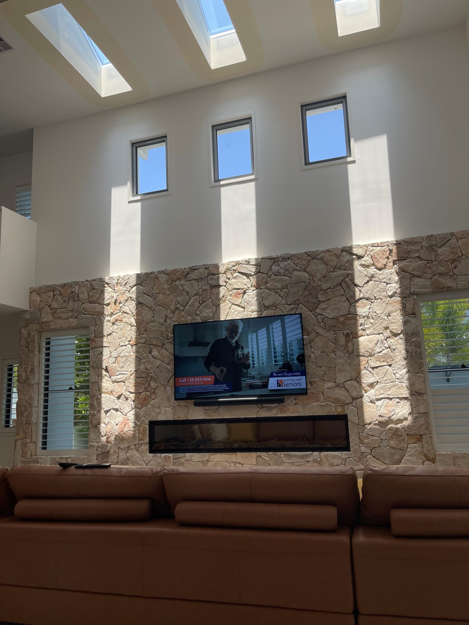 How we turned a dark home into sunlit dream with living room skylights ...
